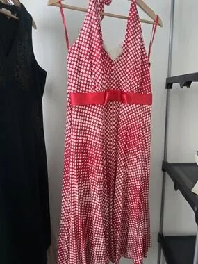 Frank Lyman Design | Dresses | Frank Lyman Red Polka Dot Halter Dress ...